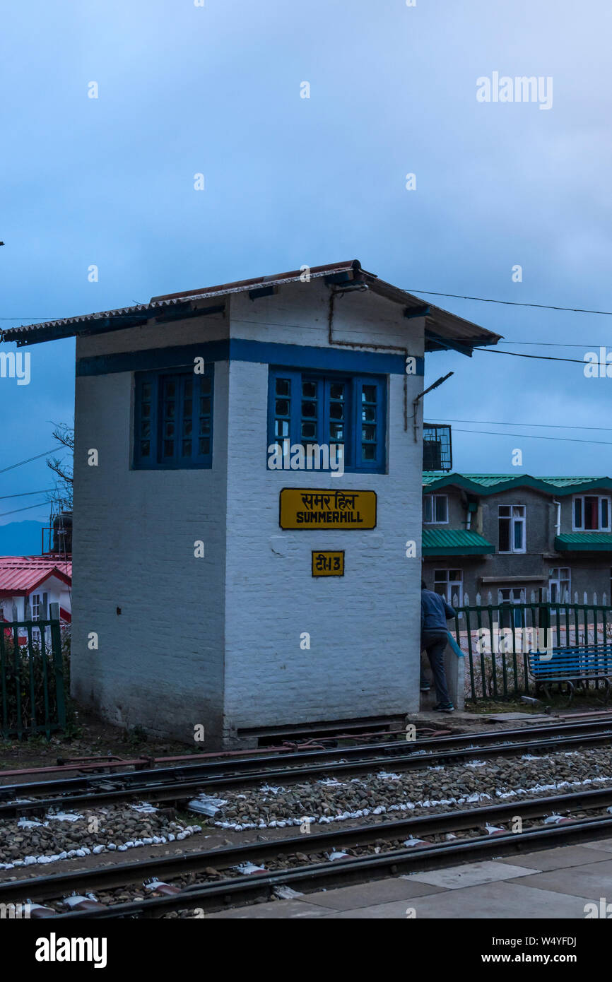 Indian railway watch tower Stock Photo - Alamy