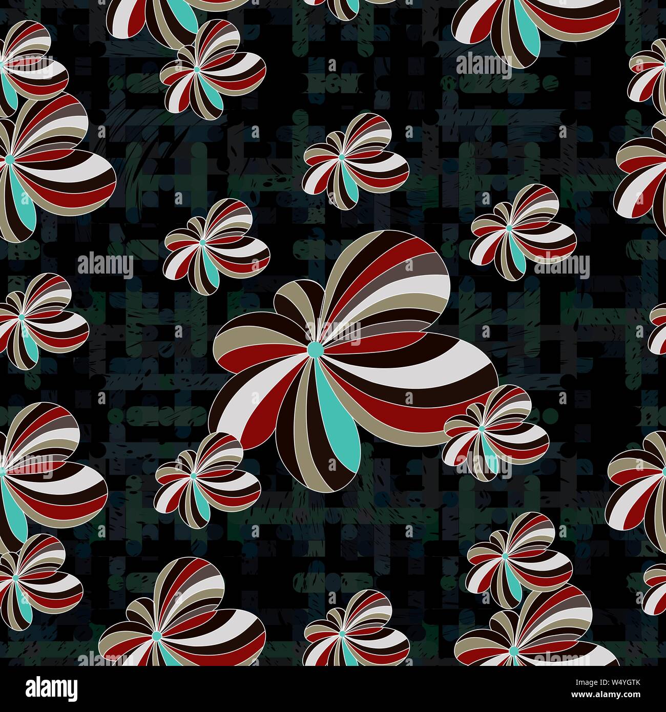 Flowers abstract seamless vector background pattern Stock Vector Image ... Flowers abstract seamless vector background pattern Stock Vector Image ...