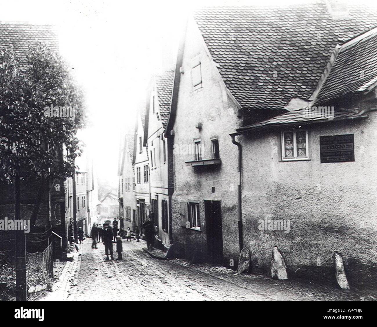 Cronberg Hauptstrasse 1900 Stock Photo - Alamy