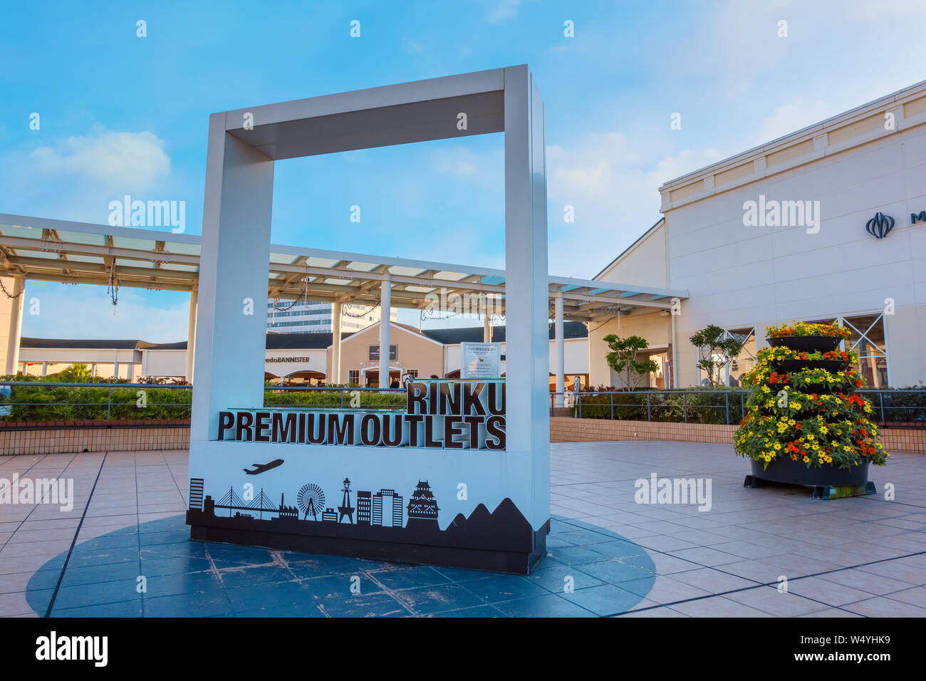 Osaka, Japan - October 29 2018: Rinku Premium Outlets located across ...