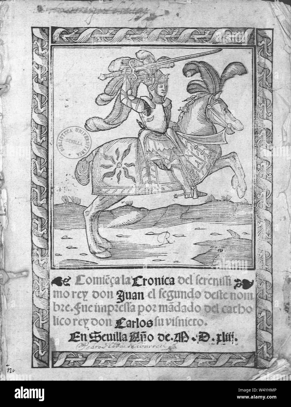 Cronica de juan ii hi-res stock photography and images - Alamy