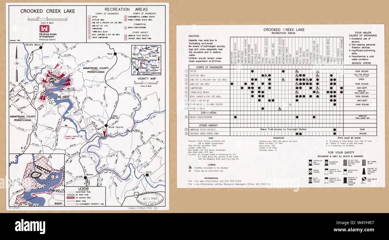 Crooked Creek Lake Stock Photo - Alamy