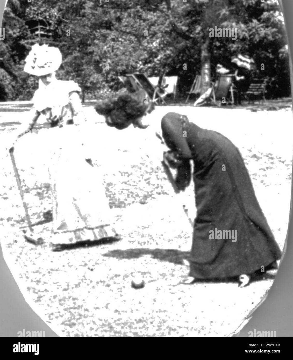 The history of croquet Black and White Stock Photos & Images - Alamy
