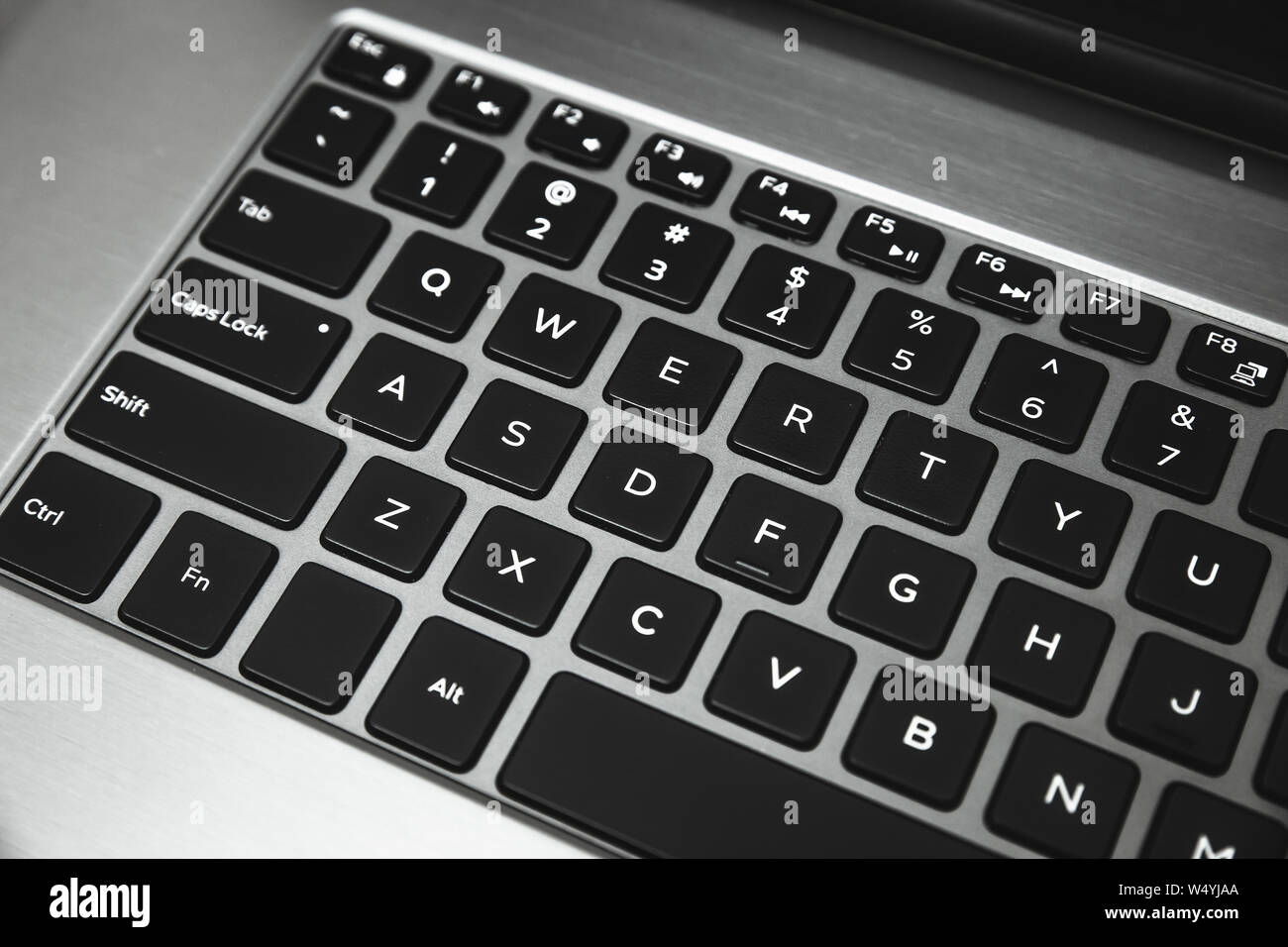 Keyboard Close up Keyboard Letters On Computer Stock Photo Alamy
