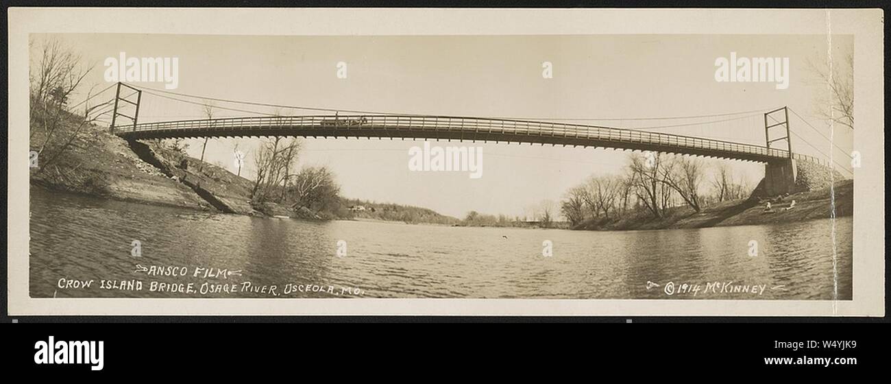 Crow Island Bridge, Osage River, Osceola, Mo Stock Photo - Alamy