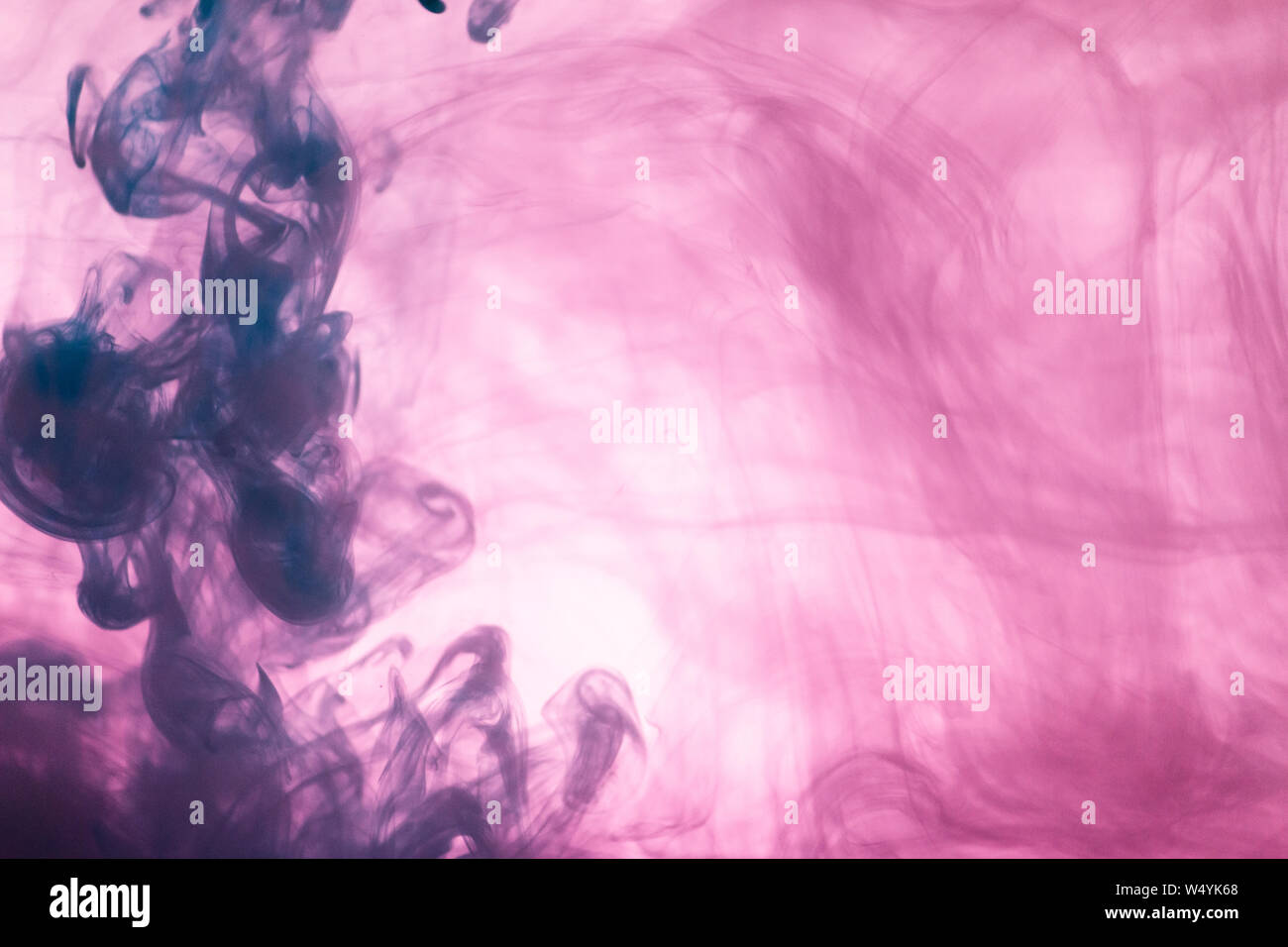 Ink In Water Paint Splash Colorful Abstract Background Stock Photo - Alamy