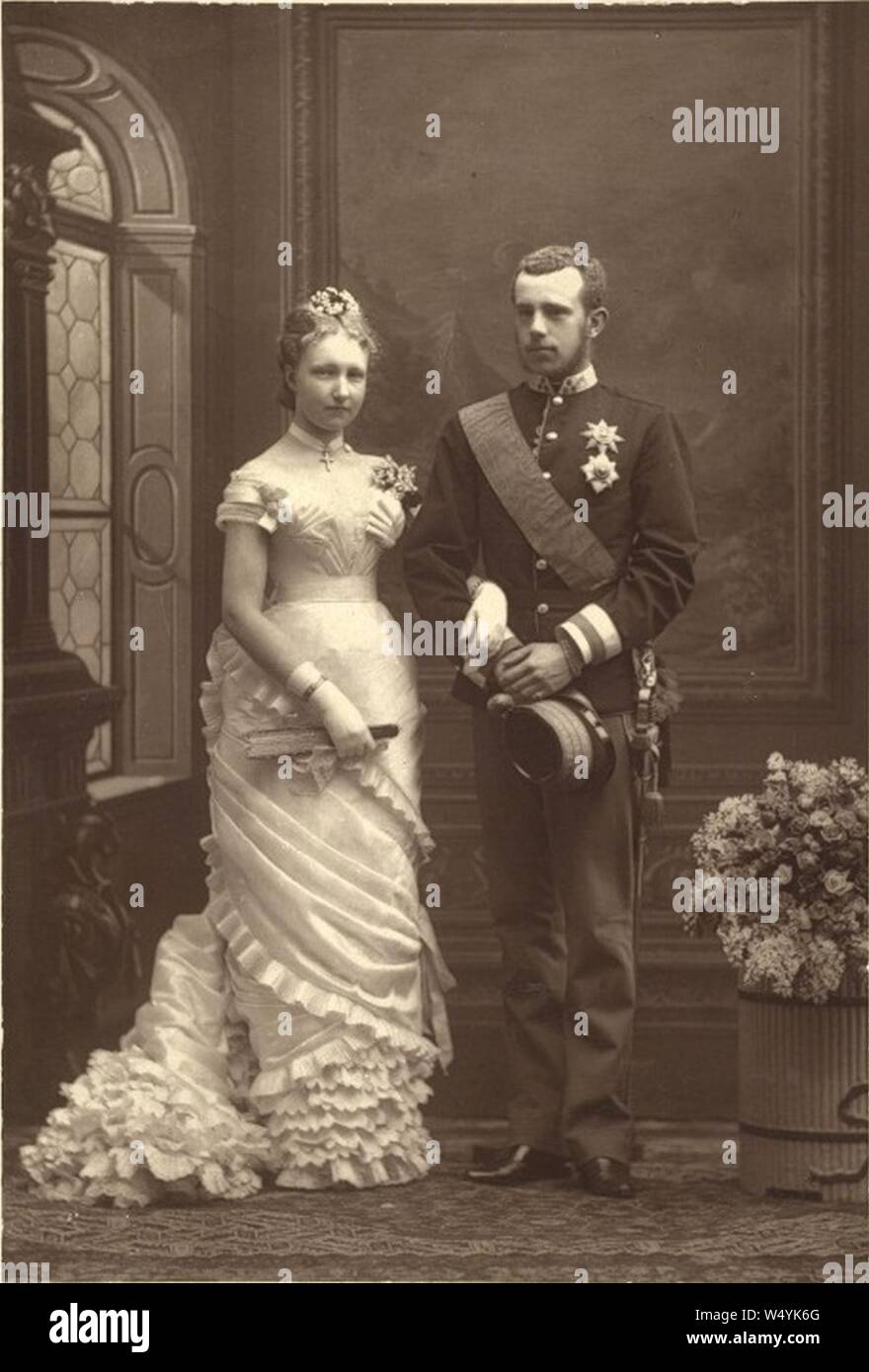 Crown Prince Rudolf and his wife Stephanie Stock Photo - Alamy
