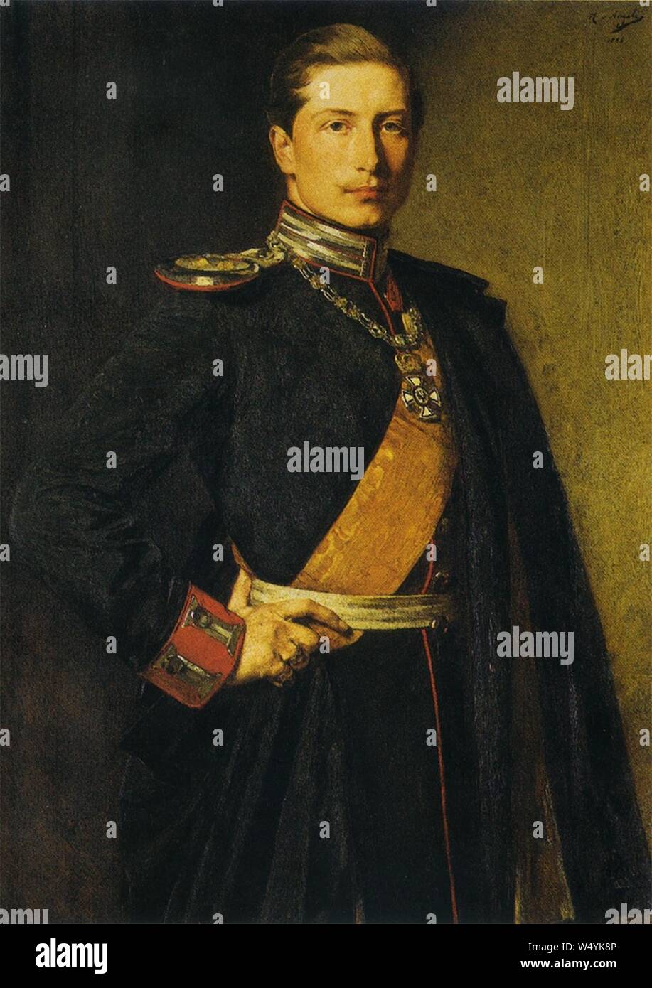 Crown Prince Wilhelm by von Angeli Stock Photo - Alamy