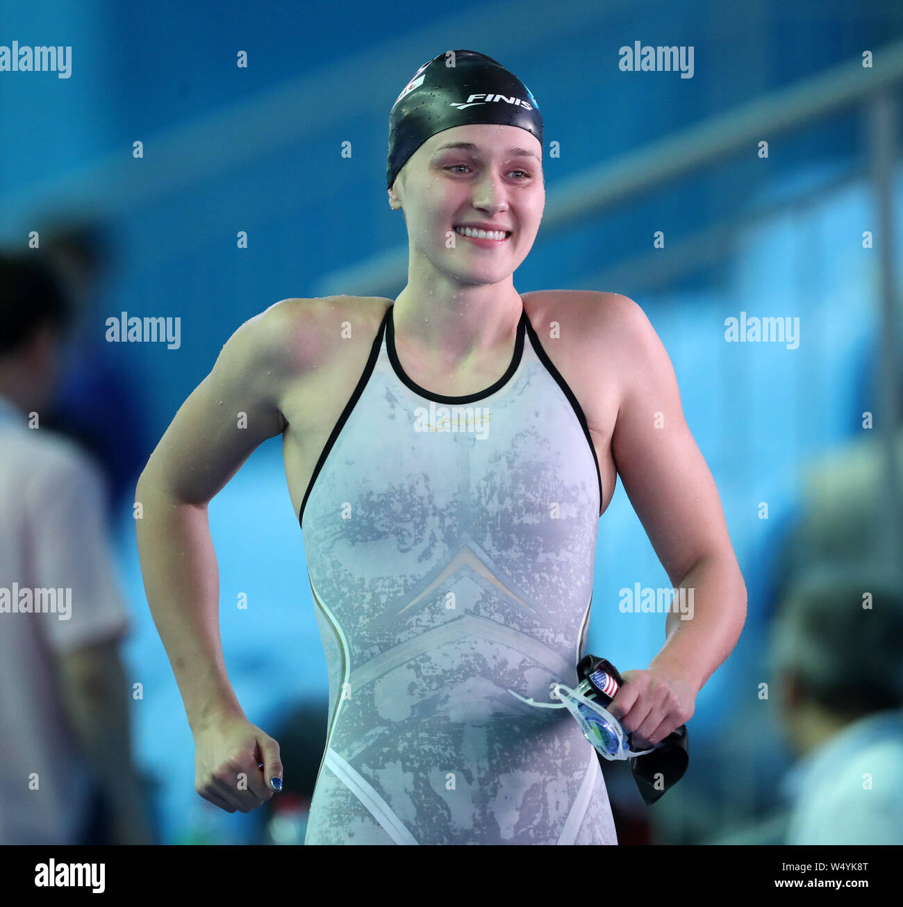 Gwangju, South Korea. 25th July, 2019. Gold medalist Olivia Smoliga of ...