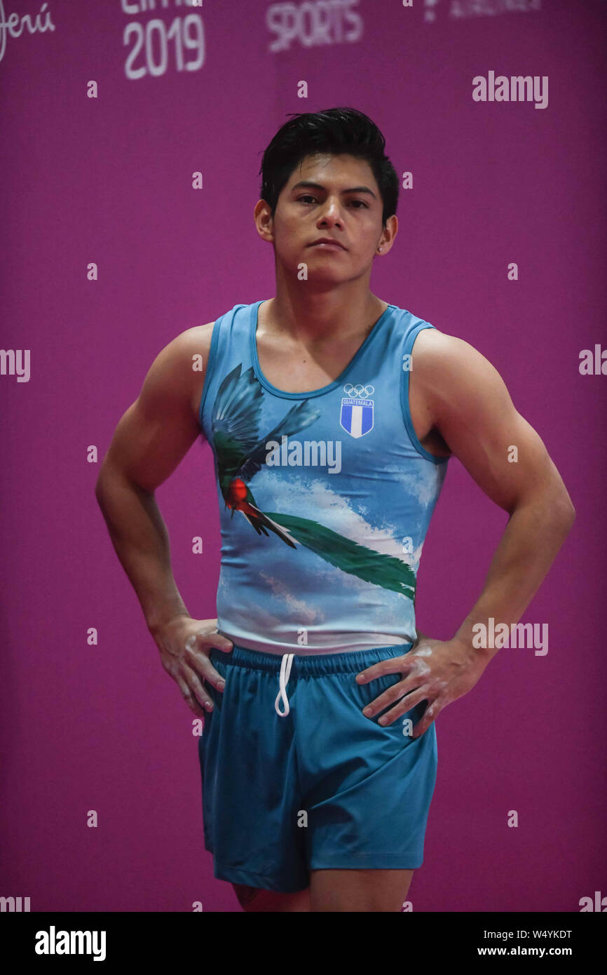 Lima, Peru. July 25, 2019, Lima, Peru: JORGE VEGA from Guatemala ...