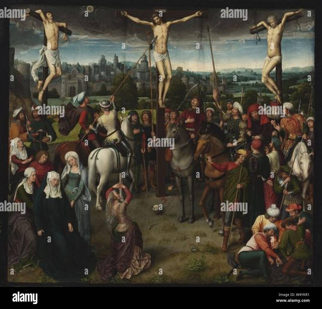 Crucifixion Triptych a6bd6d3 Stock Photo - Alamy