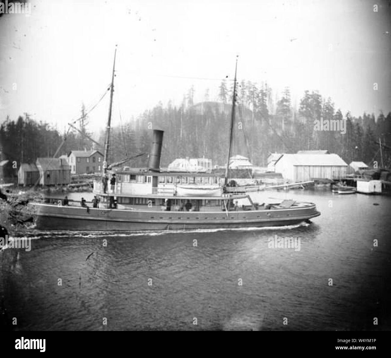 Cruiser (Grays Harbor steamboat 1900 Stock Photo - Alamy