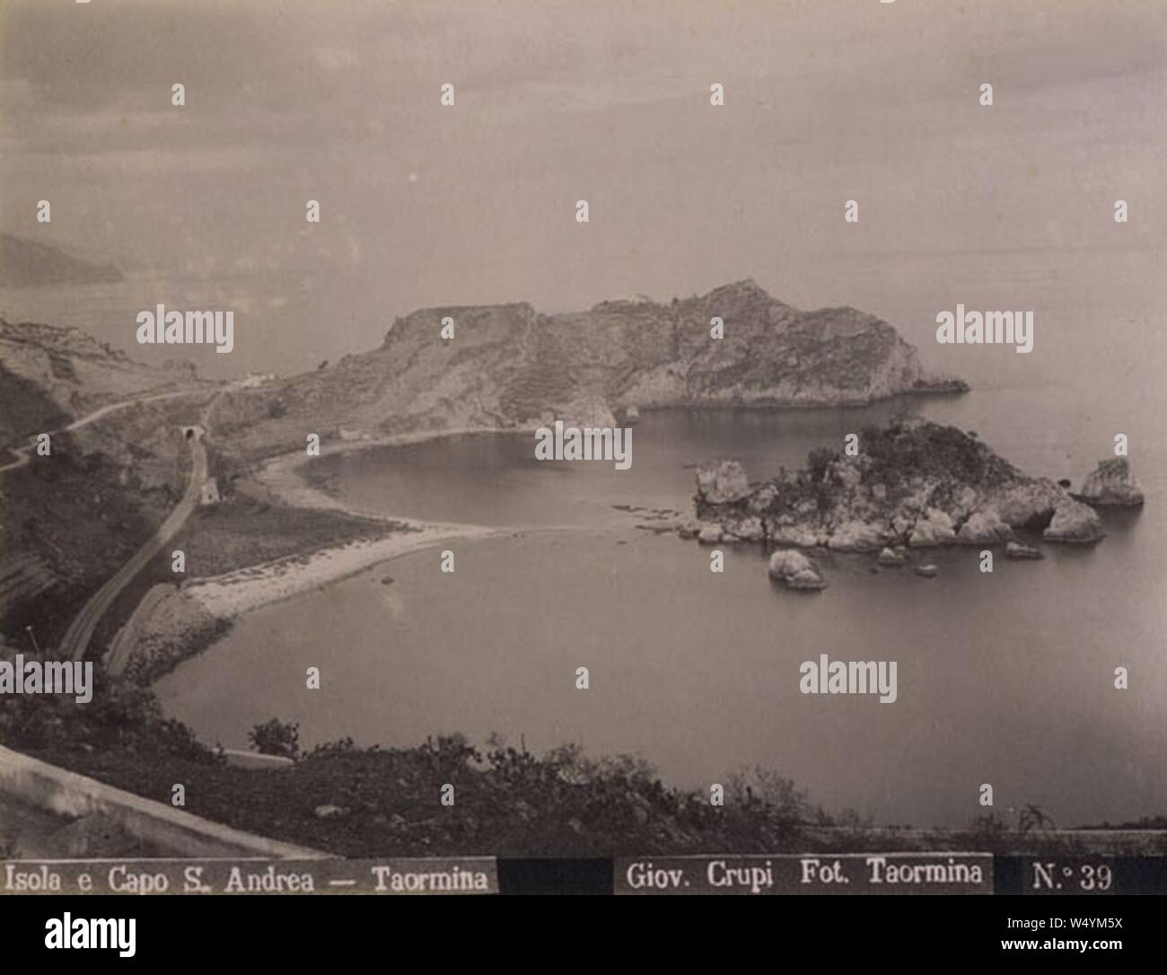 Crupi Giovanni (1849-1925) - n. 0039 - Taormina - Isola e capo S Andrea ...