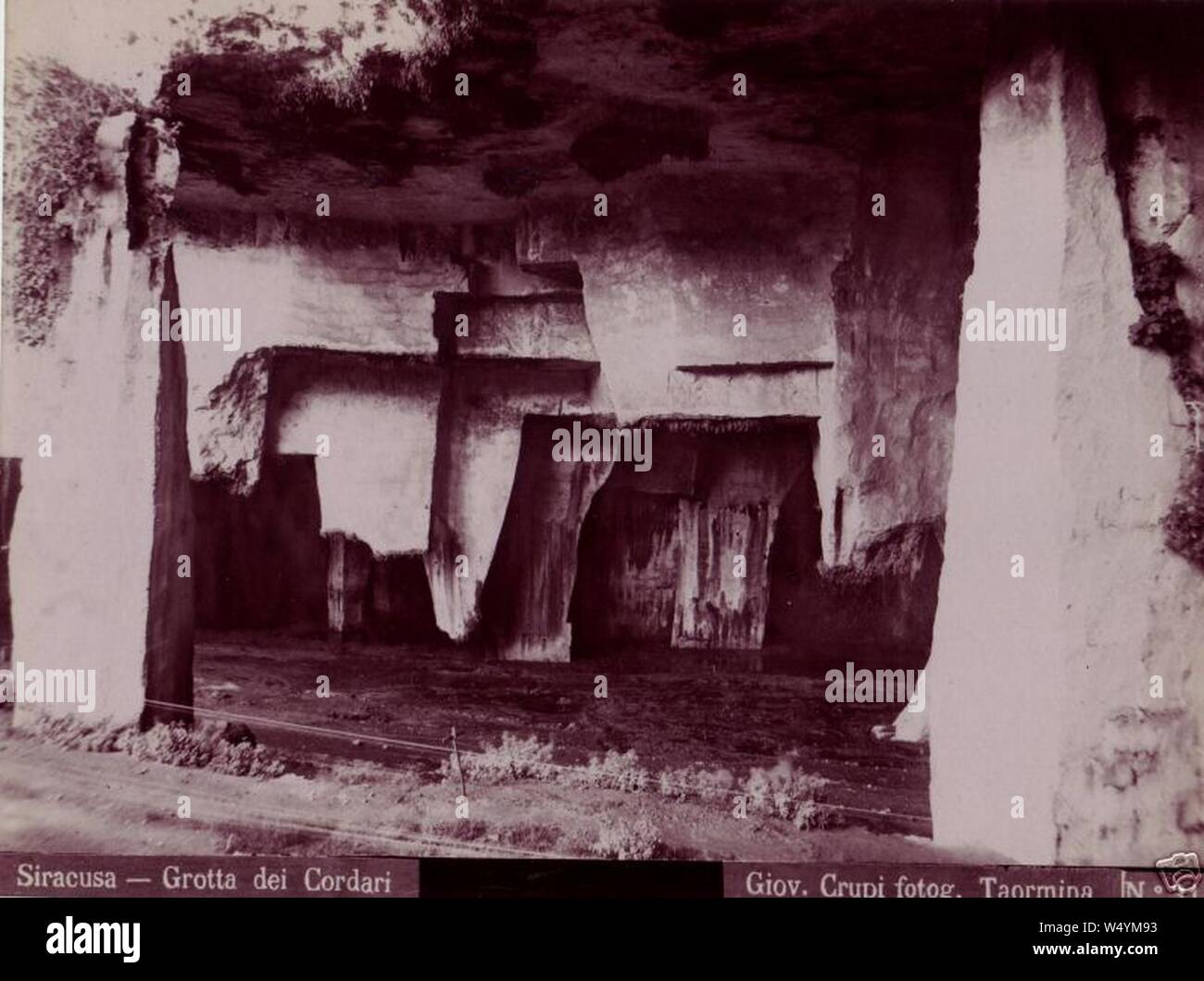 Crupi Giovanni (1849-1925) - n. 311 - Siracusa - Grotta dei Cordari ...