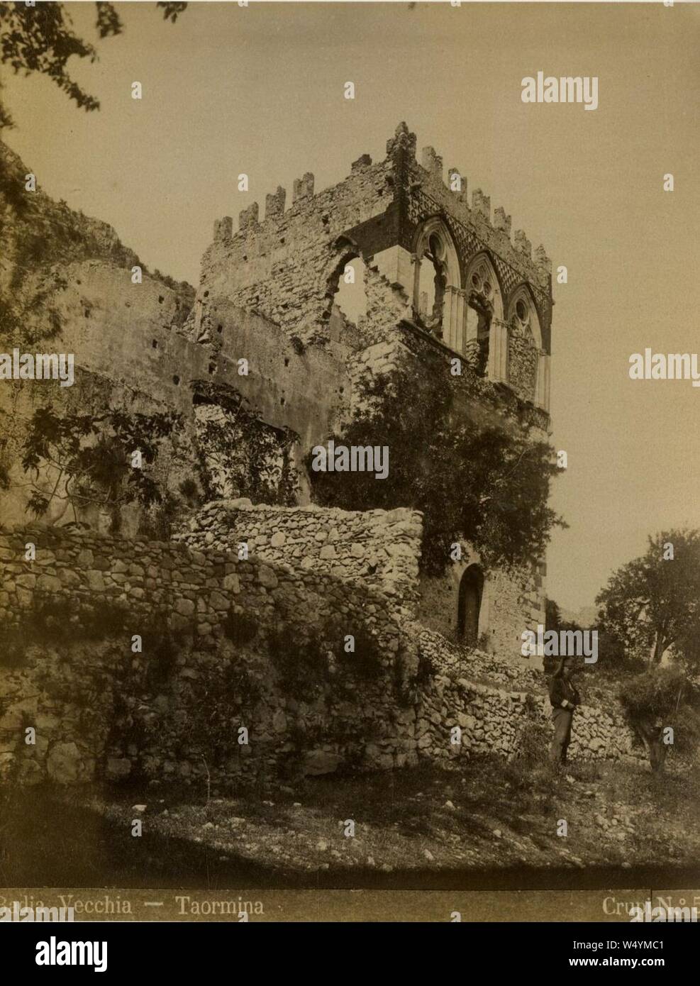 Crupi, Giovanni (1849-1925) - n. 0057 - Taormina - Badia vecchia Stock ...