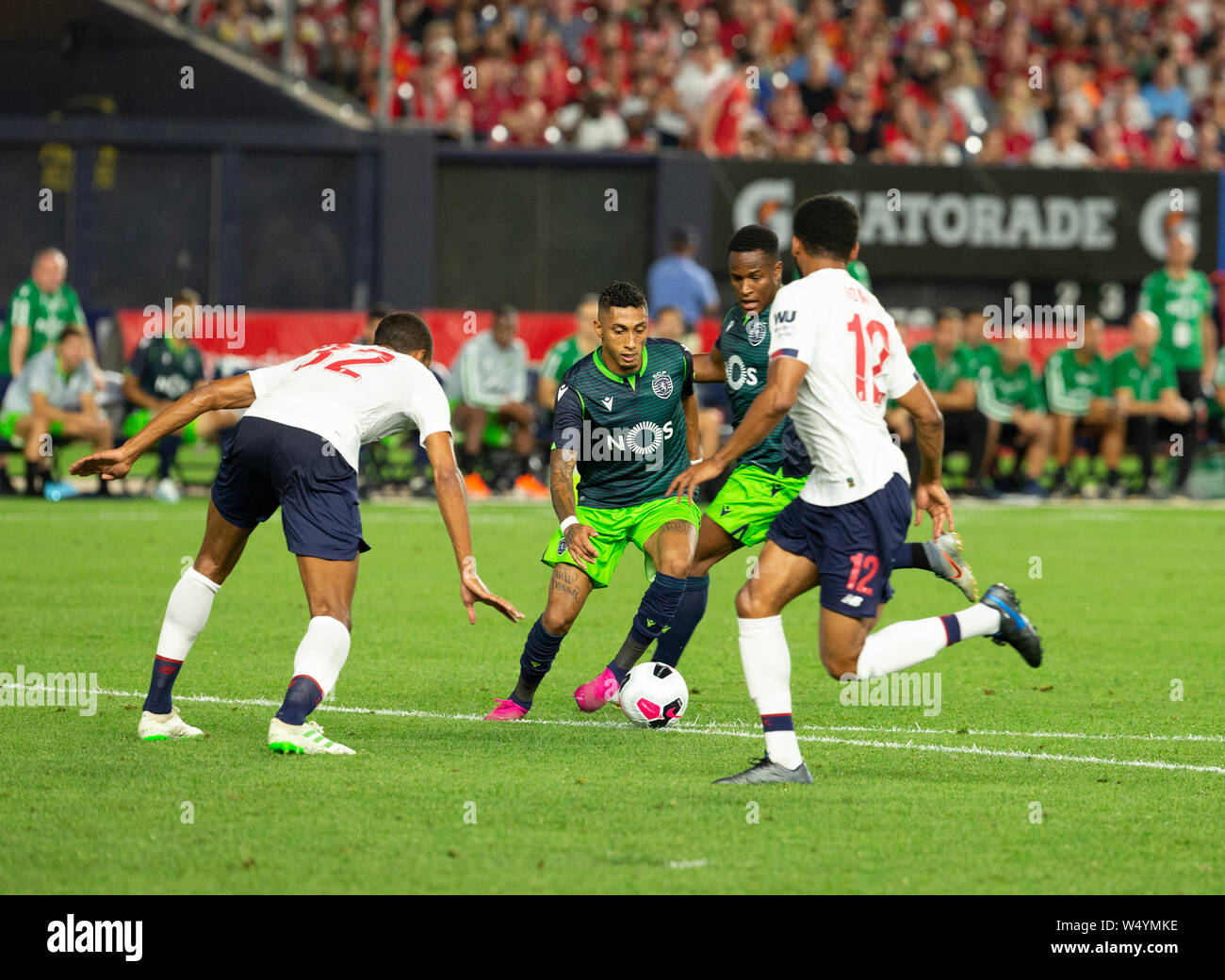 New York, NY - July 24, 2019: Raphinha Belloli (11) of Sporting CP ...
