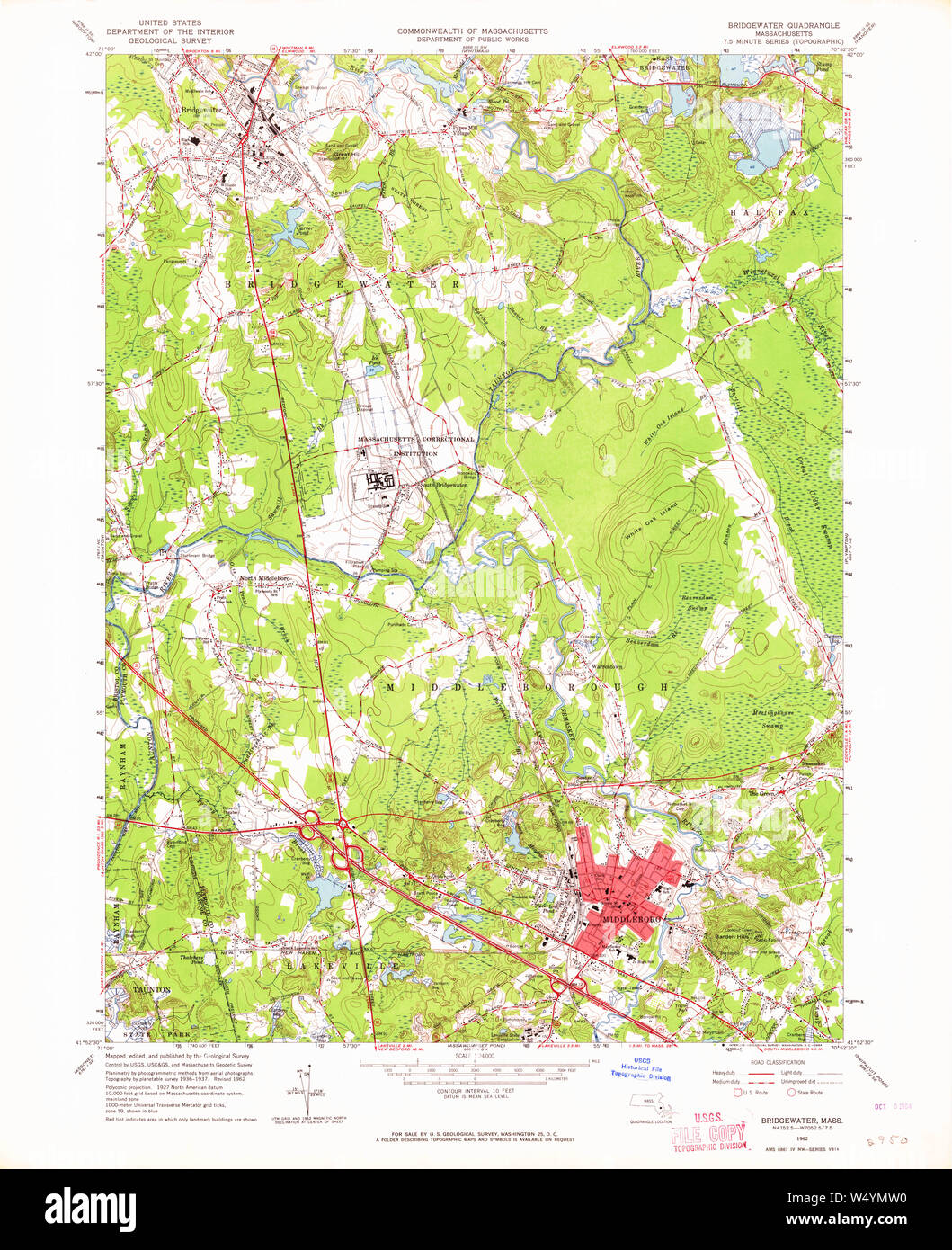Map of bridgewater hi-res stock photography and images - Alamy
