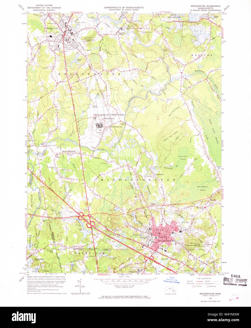 Map of bridgewater hi-res stock photography and images - Alamy