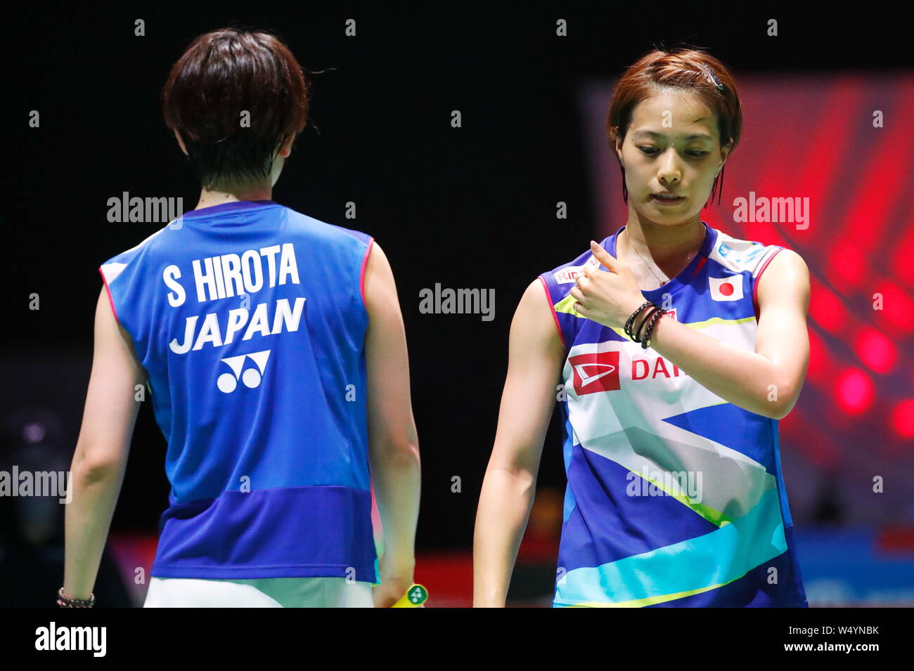 Tokyo, Japan. 25th July, 2019. Yuki Fukushima & Sayaka Hirota (JPN ...