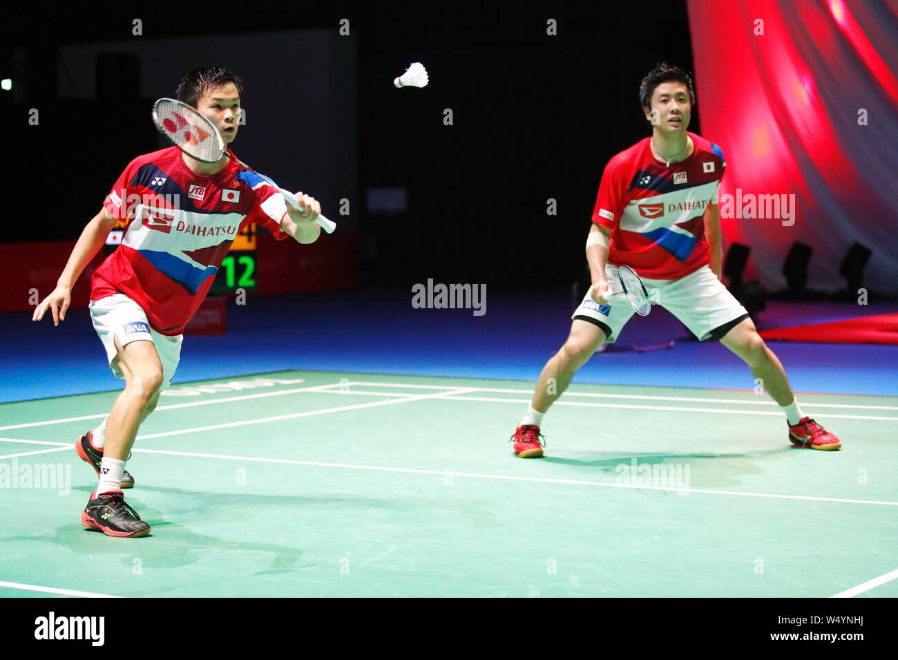 Tokyo, Japan. 25th July, 2019. Yuta Watanabe & Hiroyuki Endo (JPN ...