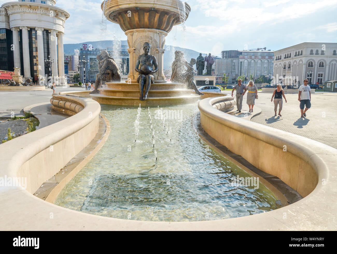 Macedonian capital landmarks hi-res stock photography and images - Alamy