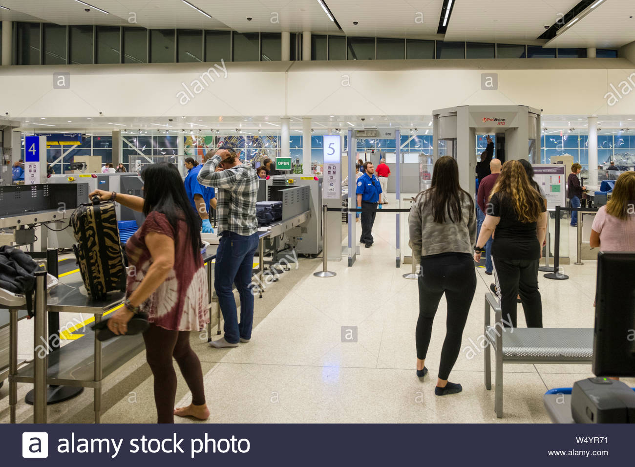 Airport Security Checkpoint Usa High Resolution Stock Photography and ...