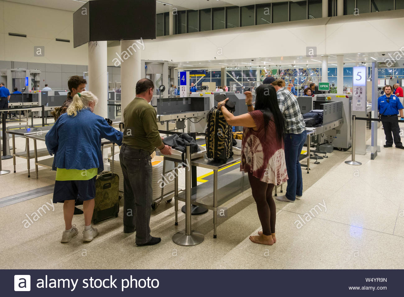 Airport Security Checkpoint Usa High Resolution Stock Photography and ...