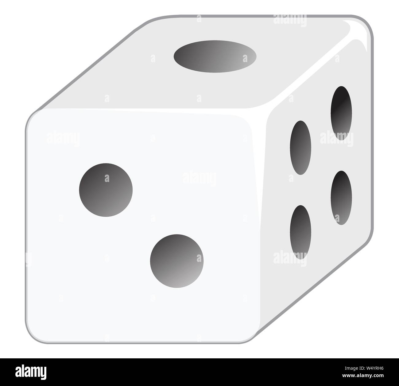 1 6 dice Stock Vector Images - Alamy