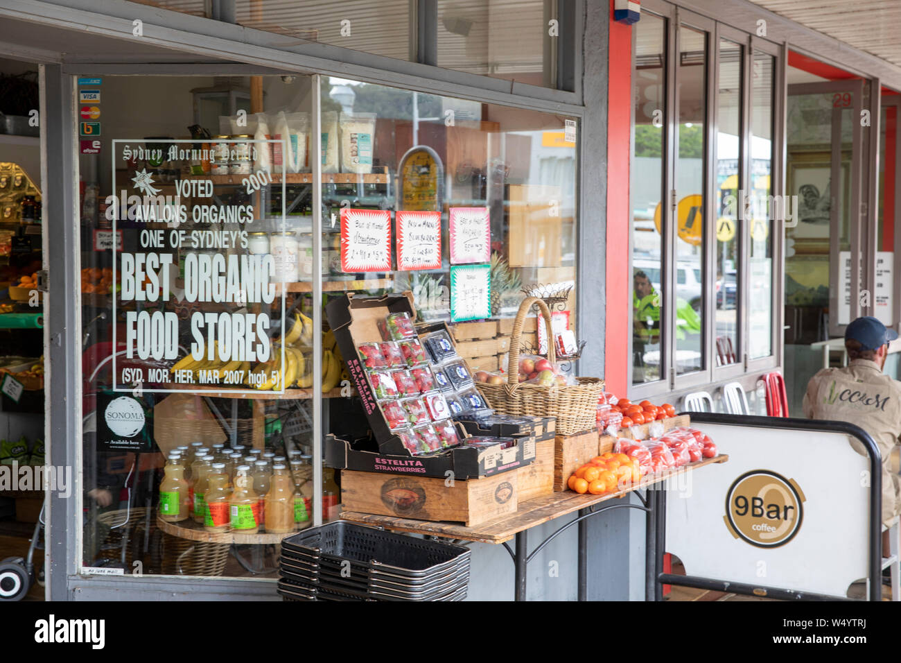 Organic food store shop in Avalon Beach,Sydney,Australia Stock Photo ...