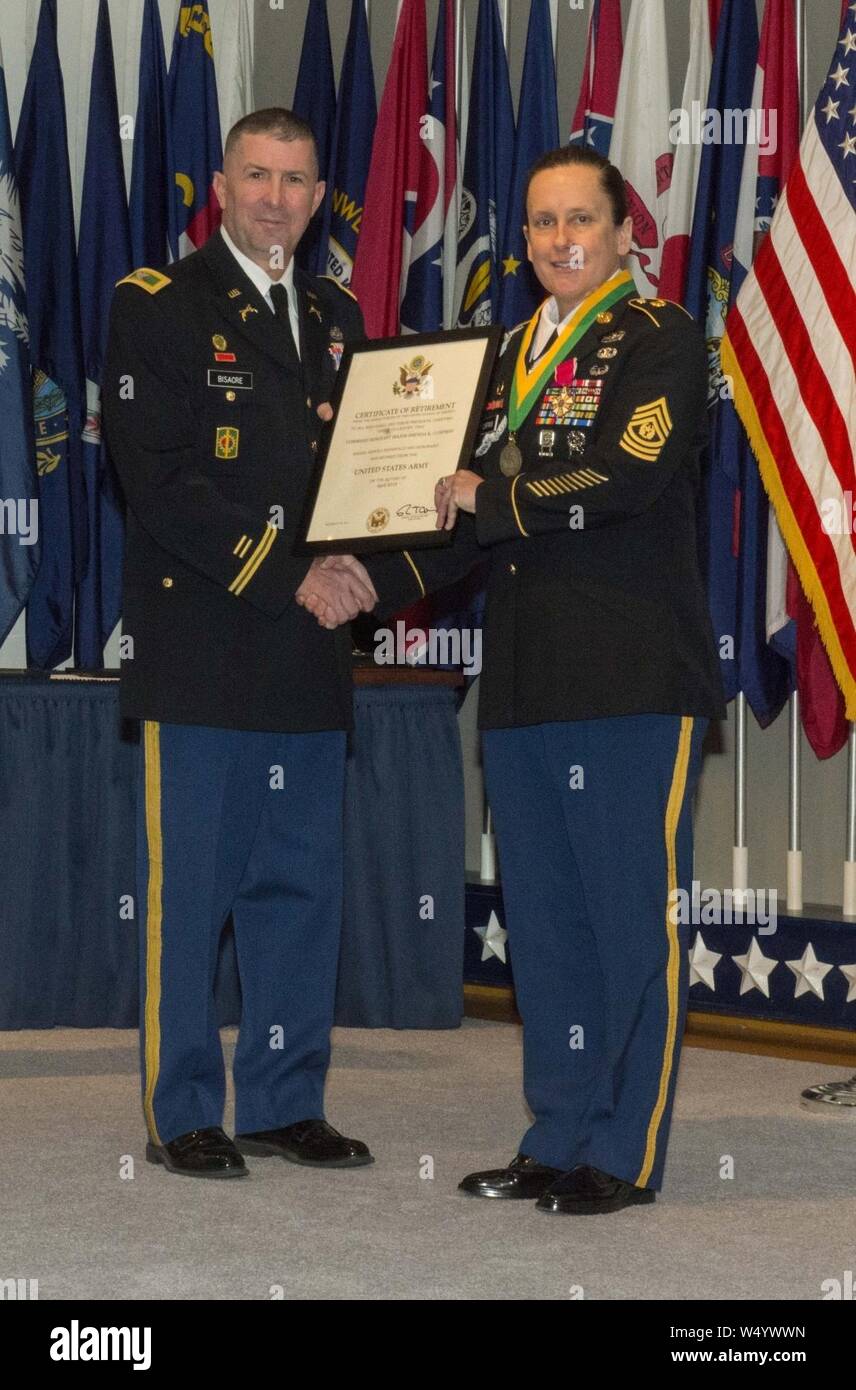 CSM Brenda Curfman Retirement Ceremony - certificate (16334179778 Stock ...