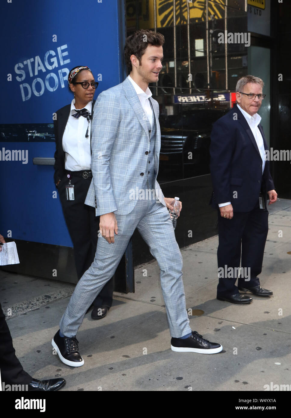 New York, NY, USA. 25th July, 2019. Jack Quaid on Good Morning America ...