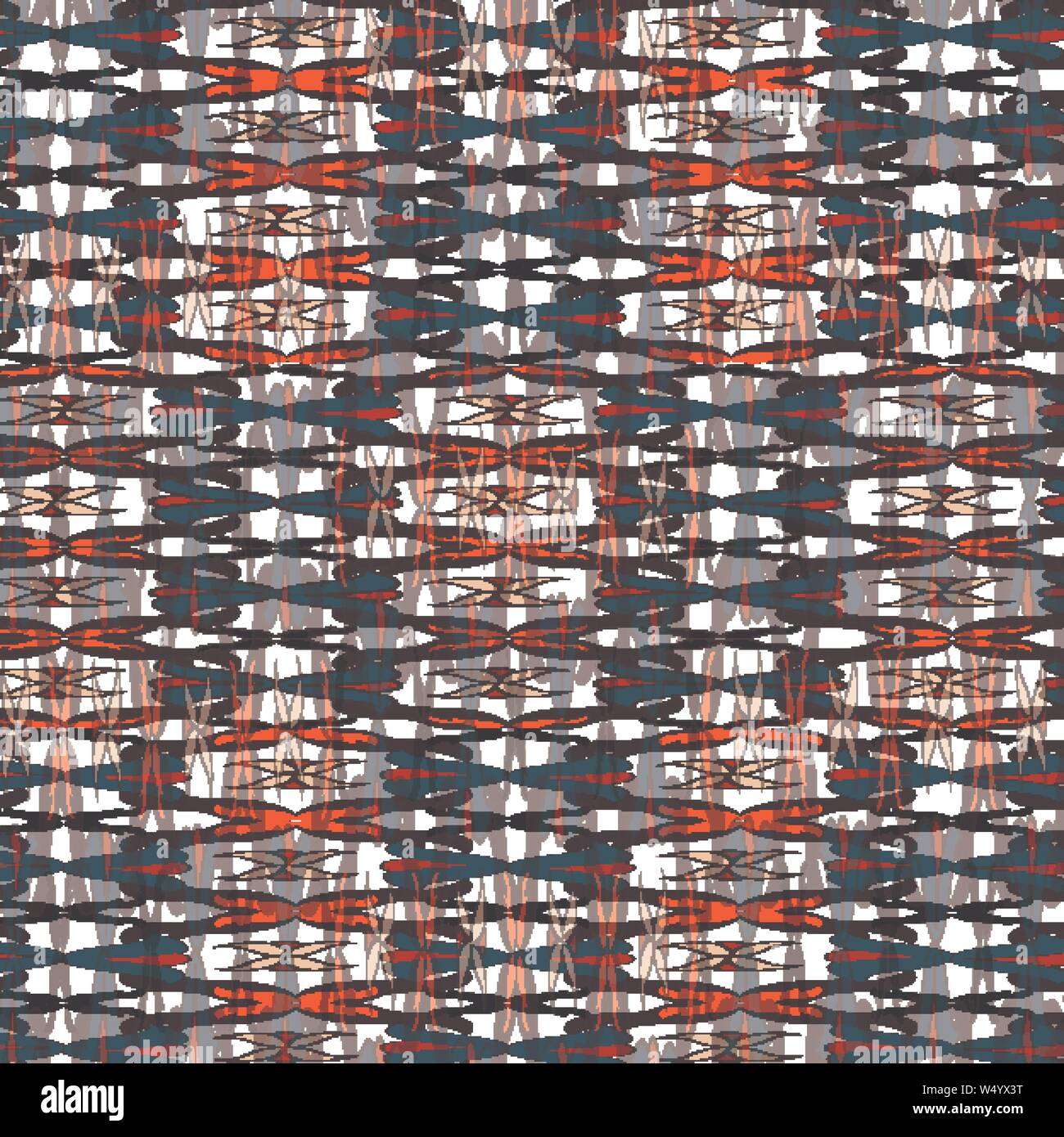 blue and red abstract objects on a white background abstract background ...