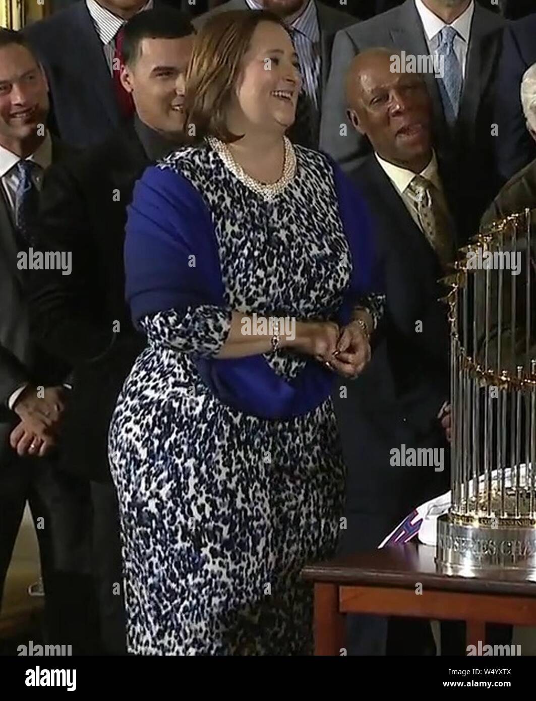 Cubs visit to the White House Laura Ricketts (03 Stock Photo - Alamy