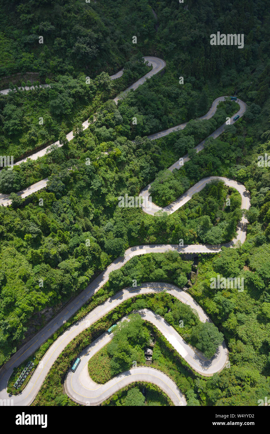 July 26, 2019, Hunan, Hunan, China: Hunan, CHINA-Tianmen mountain ...