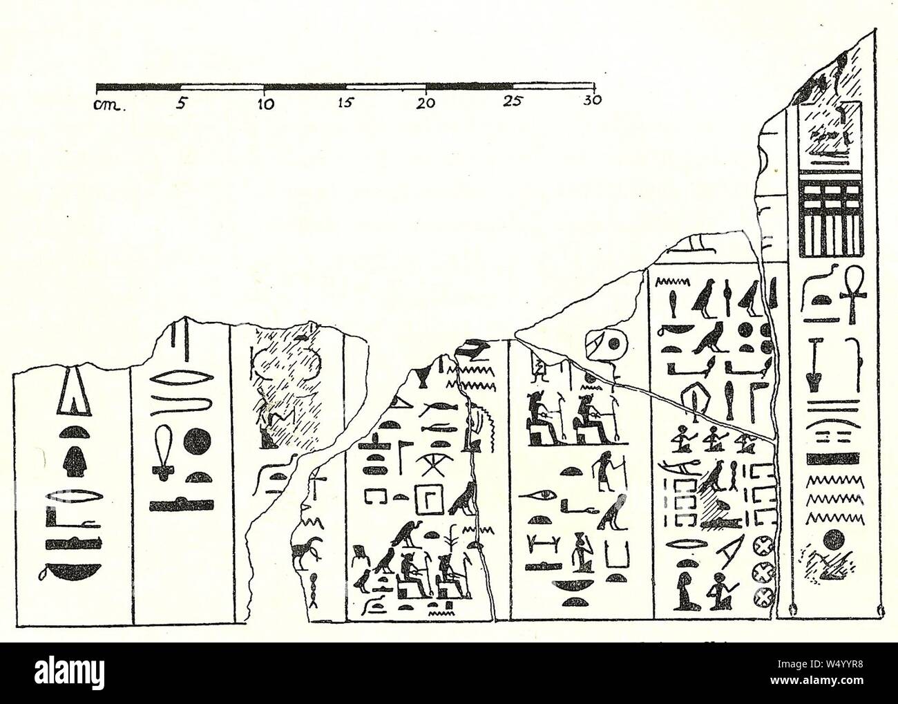 Cult decree from the pyramid of Neith Stock Photo - Alamy