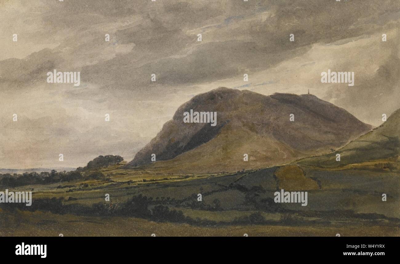 David Cox (I) - Breidden Hill in the welsh borders Stock Photo - Alamy