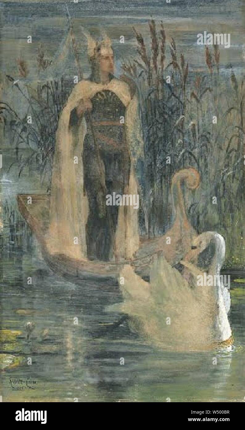 Lohengrin walter crane hi-res stock photography and images - Alamy
