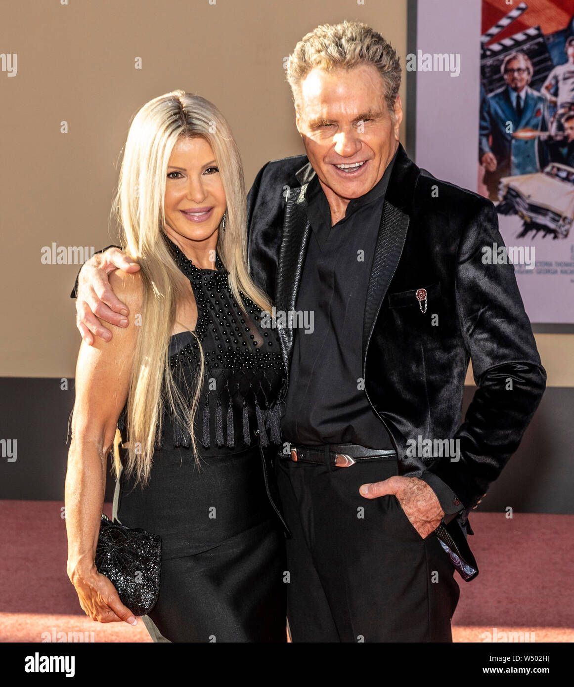 Los Angeles, CA - July 22, 2019: Mary Scavo Squire and Martin Kove ...