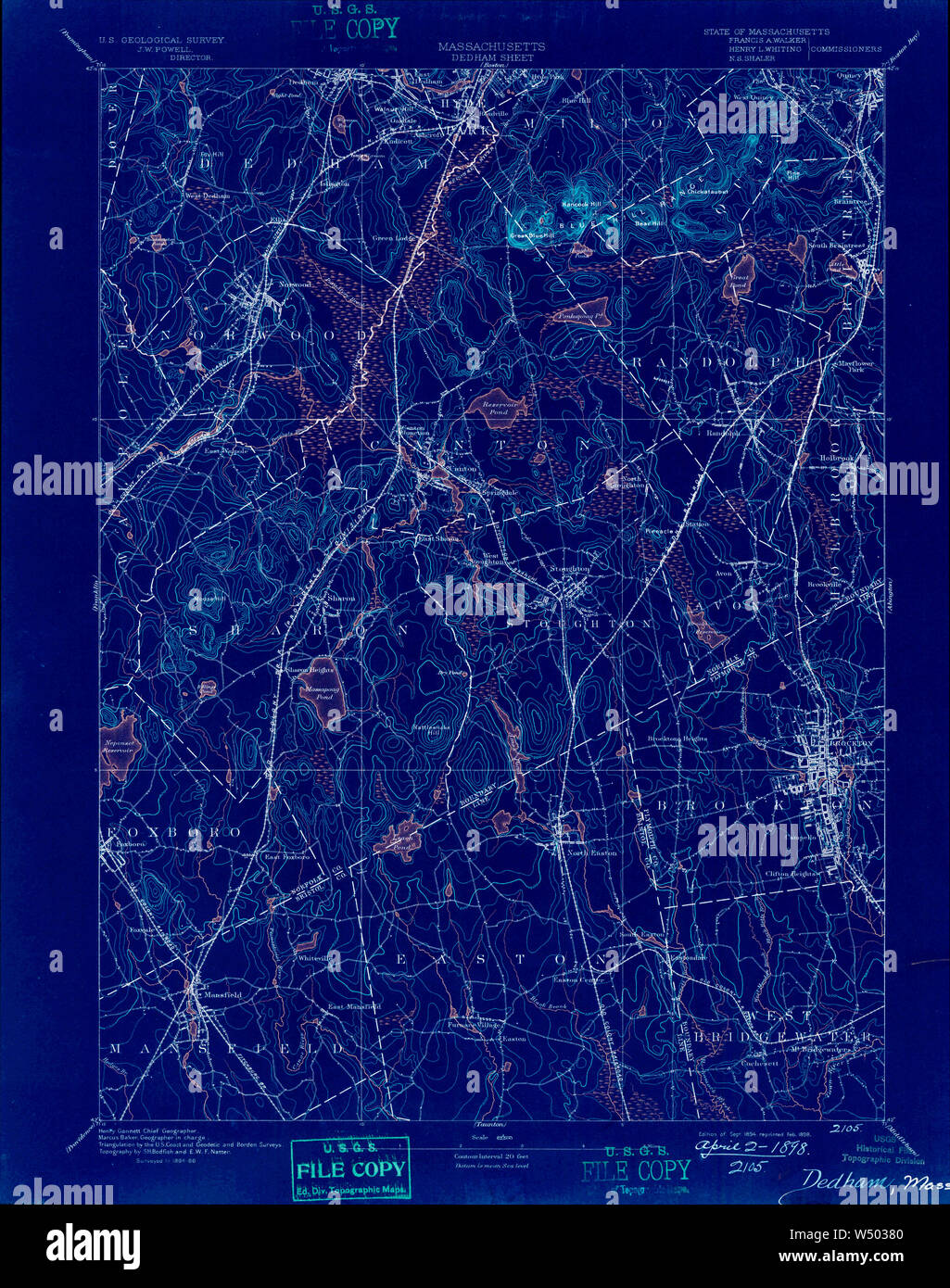 Dedham massachusetts map hi-res stock photography and images - Alamy