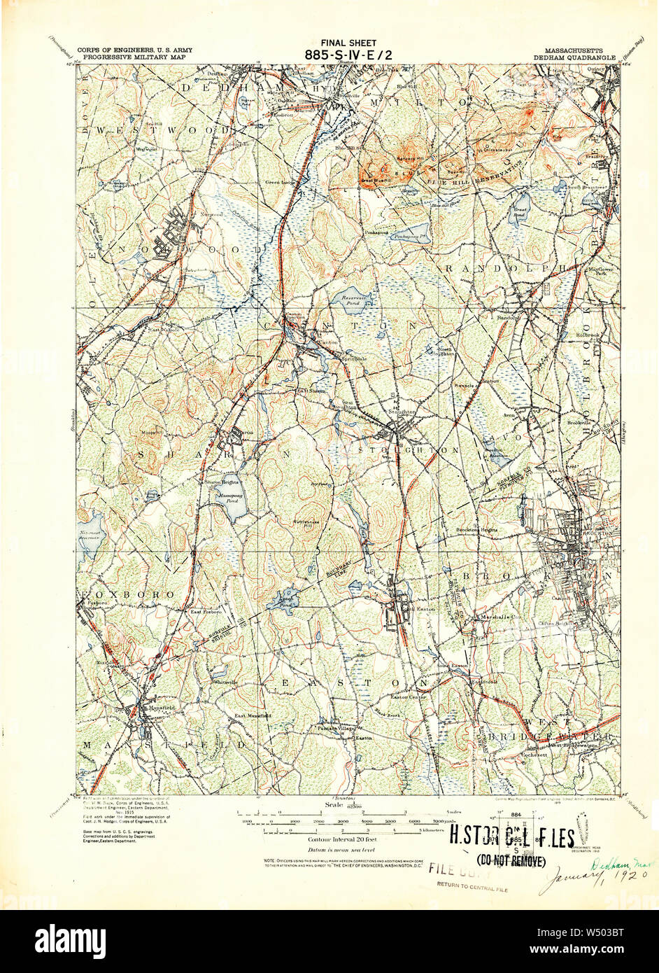 Map of dedham hi-res stock photography and images - Alamy