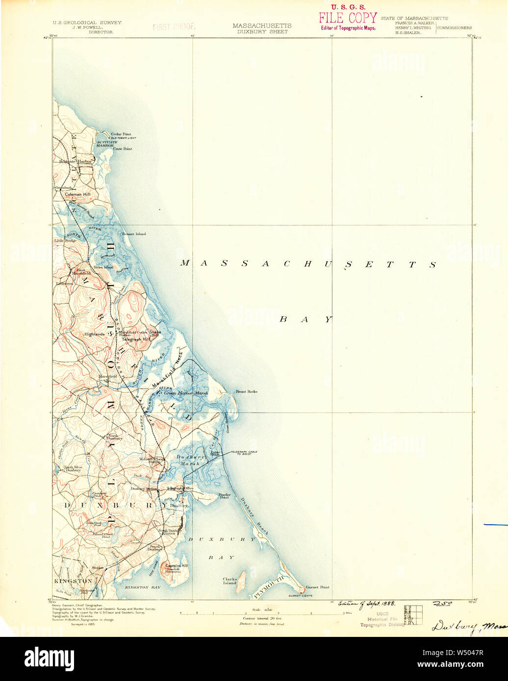 Massachusetts USGS Historical Topo Map MA Duxbury 352590 1888 62500 ... Massachusetts USGS Historical Topo Map MA Duxbury 352590 1888 62500 ...