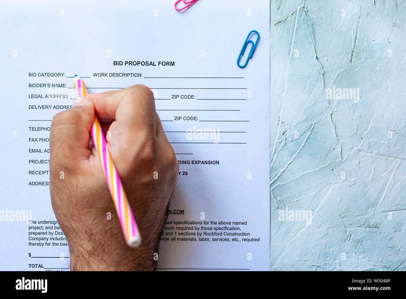 Proposal broker hi-res stock photography and images - Alamy