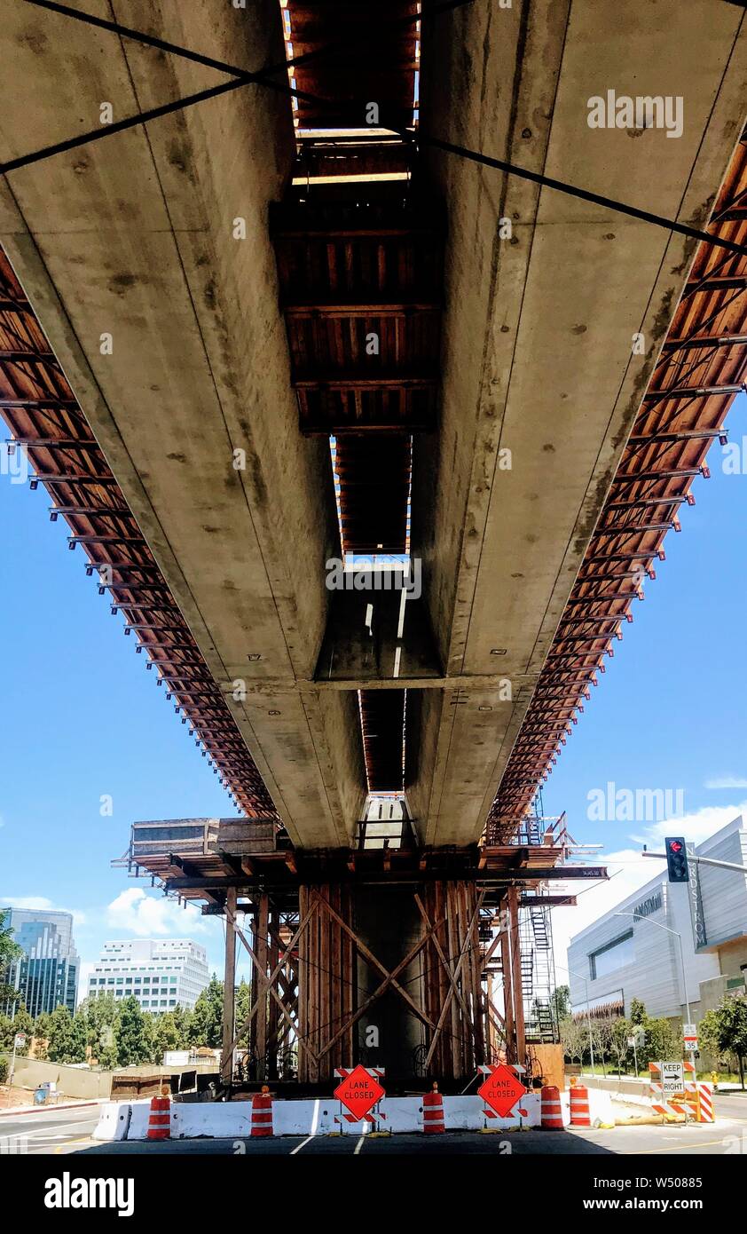 Construction of the Trolley Extension at UTC Stock Photo - Alamy