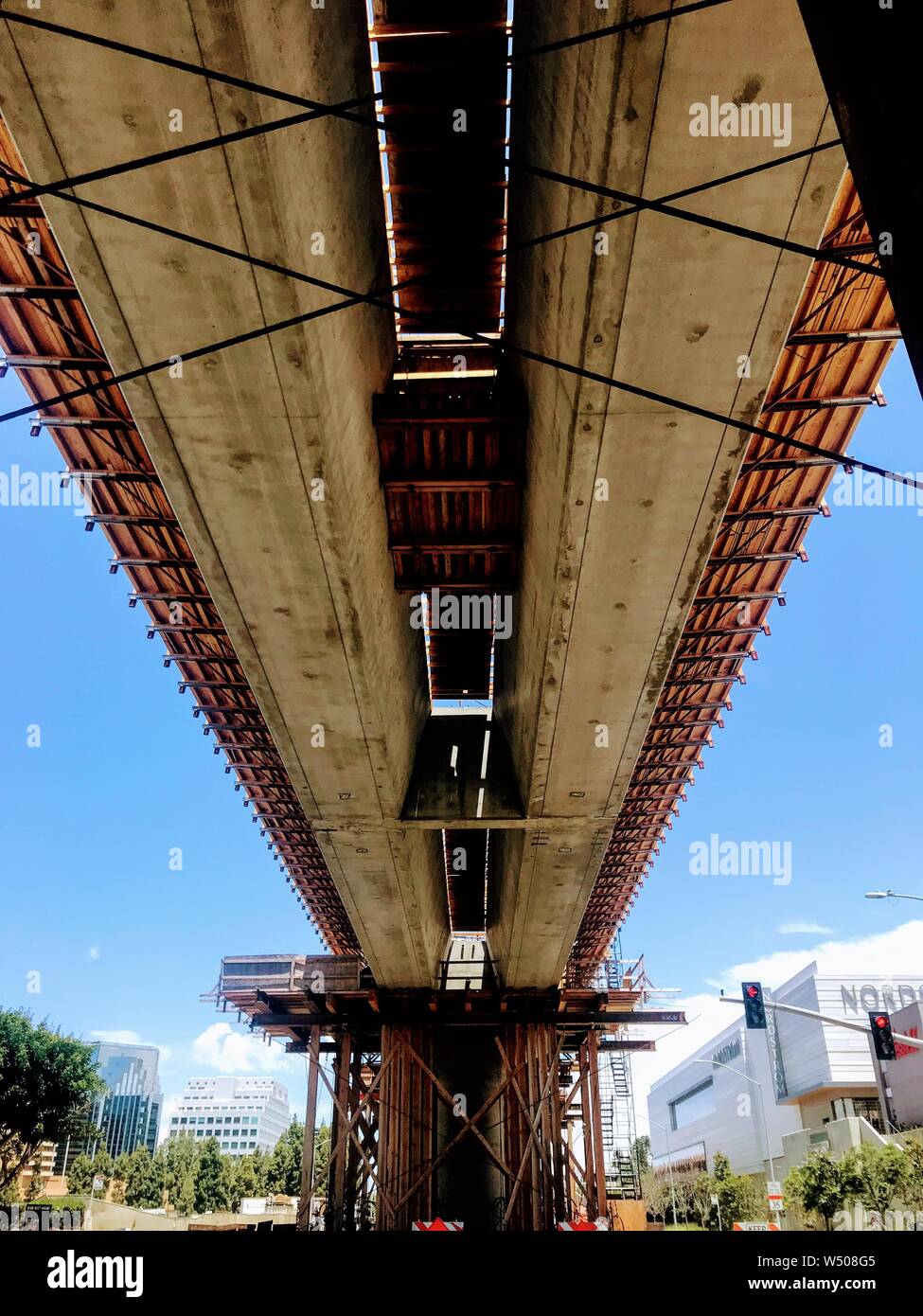 Construction of the Trolley Extension at UTC Stock Photo - Alamy