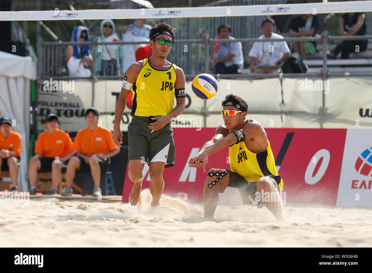 Tokyo, Japan. 25th July, 2019. Koichi Nishimura & Daisuke Shibata (JPN ...