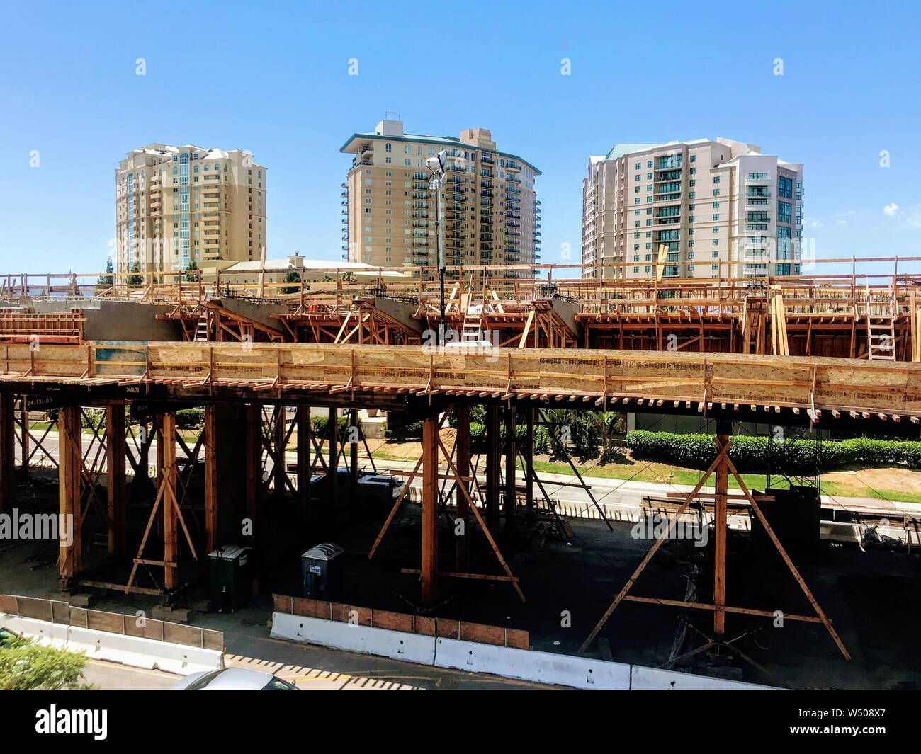 Construction of the Trolley Extension at UTC Stock Photo - Alamy