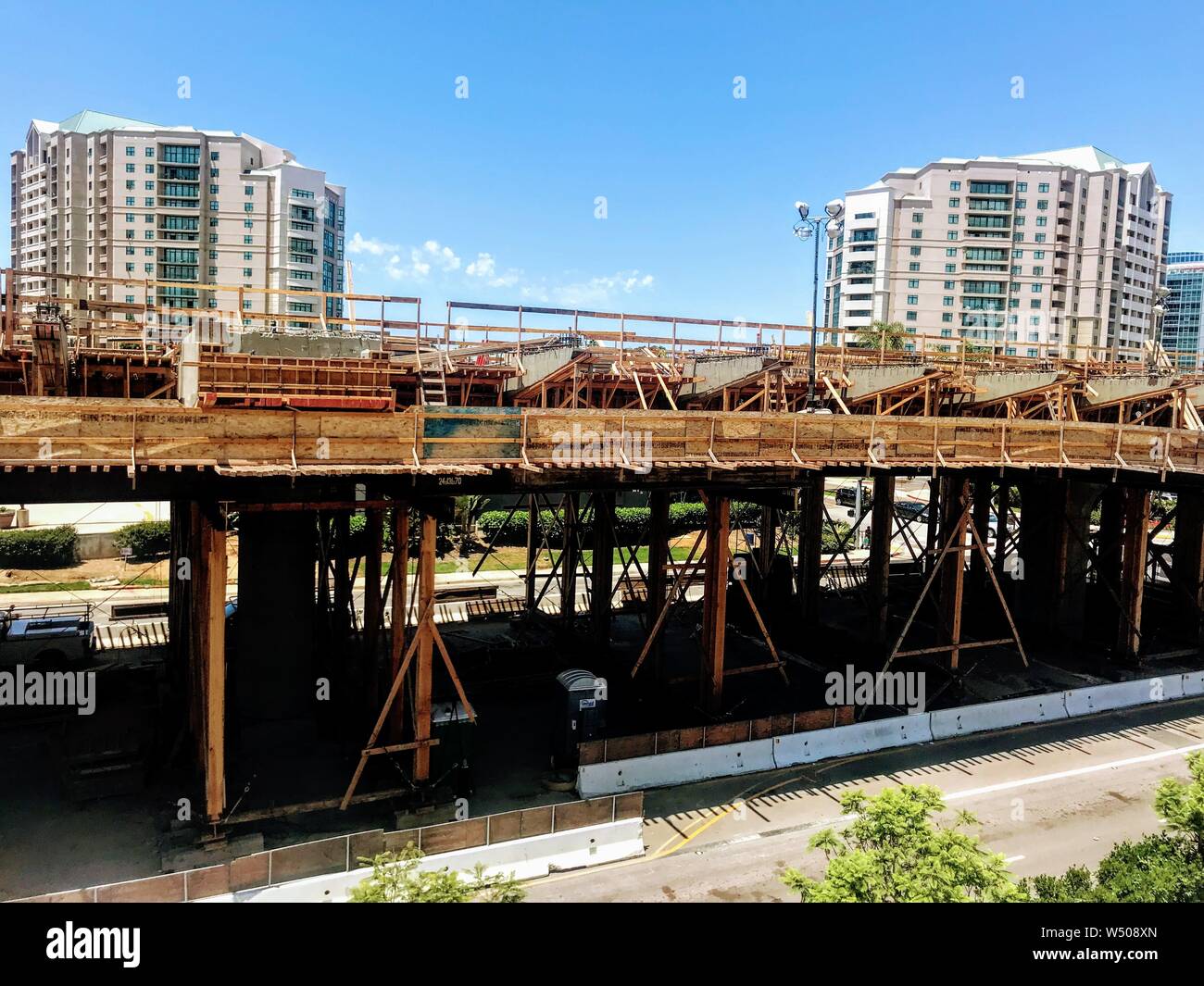 Construction of the Trolley Extension at UTC Stock Photo - Alamy