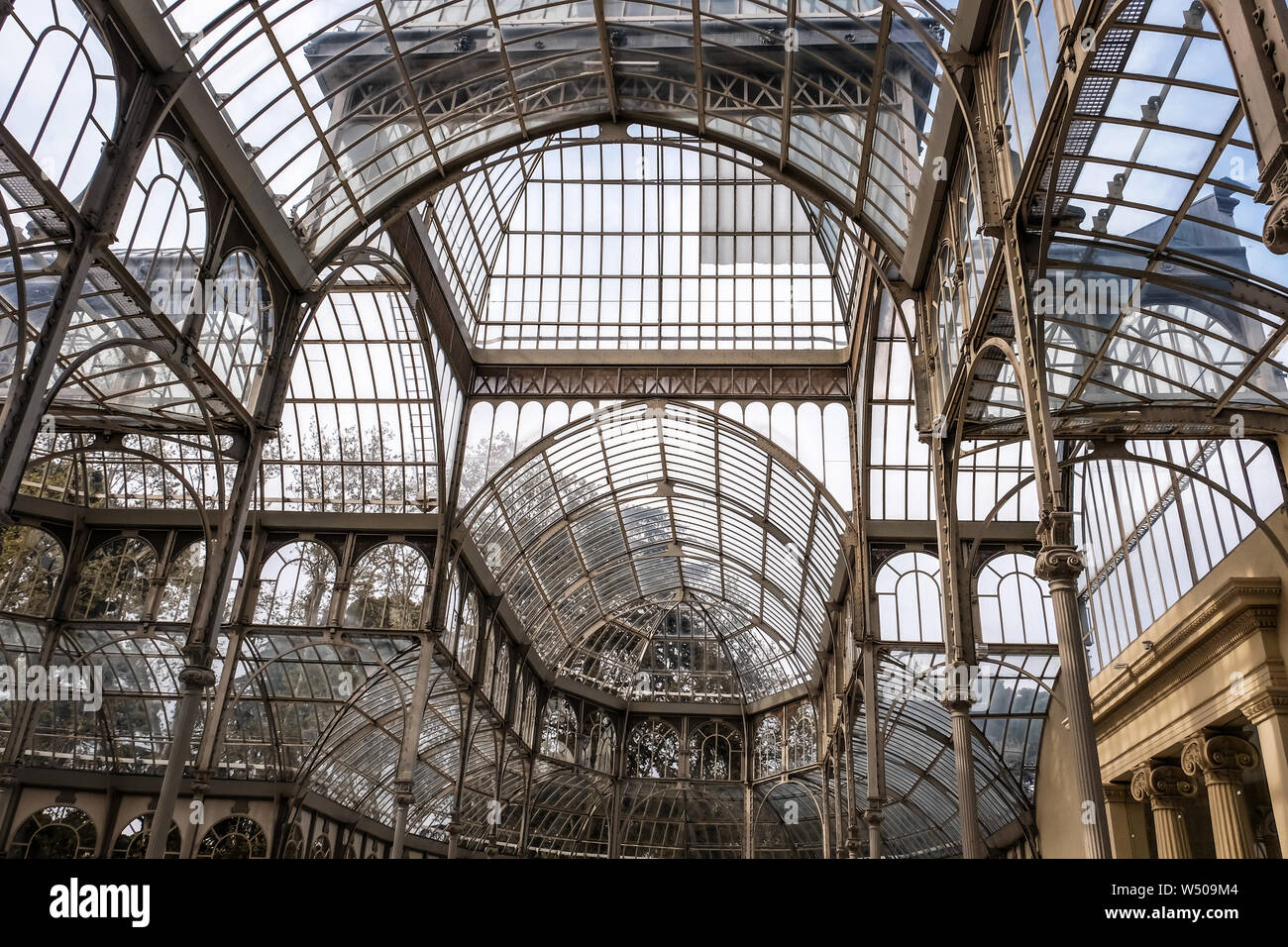 View of covered passage gallery Stock Photo - Alamy