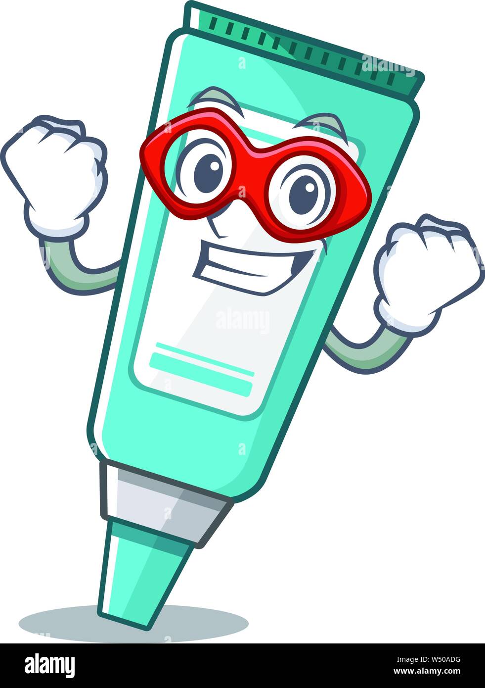 Super hero ointment isolated with in the cartoon vector illustration ...