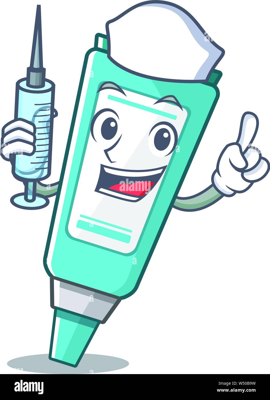 Nurse ointment isolated with in the cartoon vector illustration Stock ...